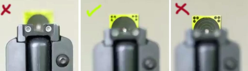 How To Aim A Pistol With 3 Dot Sights - Beginner Marksmanship Guide